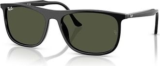 Ray-Ban Rb2216 Sonnenbrillen Schwarz Fassung Grün Glas 61-18