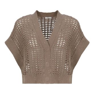 PESERICO Damen, Strickwaren, Braun, XLGr&ouml;&szlig;e