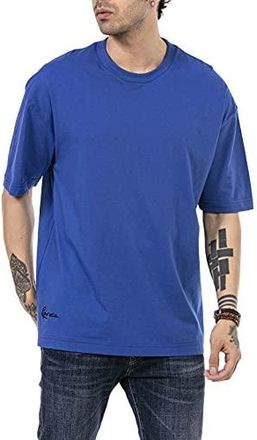 Red Bridge T-Shirt pour Homme &agrave; Manches Courtes Oversize Coton Col Rond Bleu XL