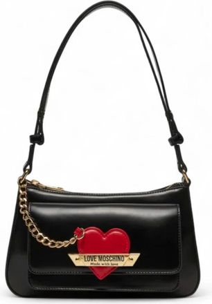 Love Moschino Femme, Sacs, Noir, Taille: ONE Size Made With Love Shoulder Bag