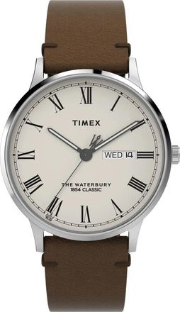 Timex Uhren - Quarz-Analoguhr Waterbury Classic - Gr. unisize - in Braun - f&uuml;r Damen