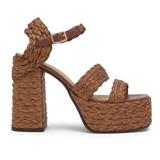 Castaner Femme, Chaussures, Brun, Taille: 39 EU Sandale À Talon DE 13 CM