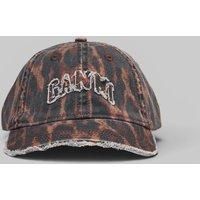 Ganni Printed Washed Cotton Ocelot Leopard