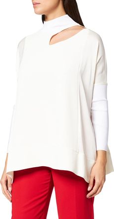 Ipekyol Womens Fabric Mix Cutout Detailed Blouse, Oil, 38