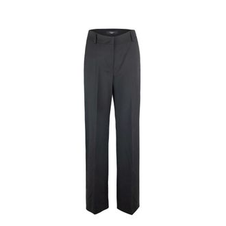 Max Mara Femme, Pantalons, Noir, Taille: 38 FR Pantalon en Laine Noire
