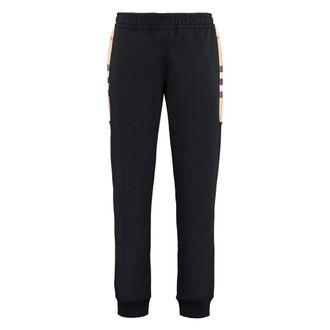 Burberry Homme, Pantalons, Noir, Taille: XL Pantalon de surv&ecirc;tement &agrave; empi&egrave;cements