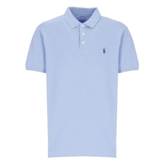 Ralph Lauren Homme, Tops, Bleu, Taille: S Polo Brod&eacute; Logo