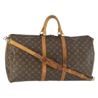 Louis Vuitton Pre-owned Canvas Weekend Bag - - Pre-owned - Damen - Braun - ONE SIZE