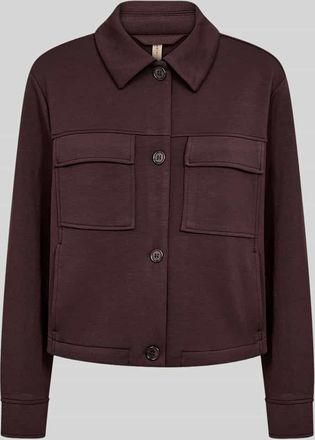 Soyaconcept Regular Fit Cardigan aus Modal-Mix mit klassischem Kragen