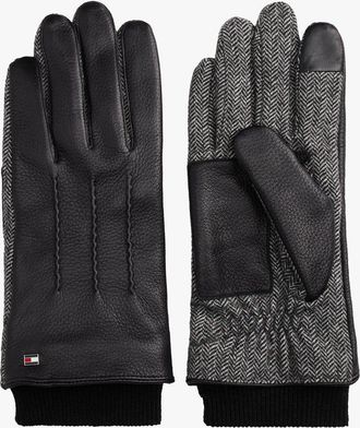 Tommy Hilfiger Gants en cuir m&eacute;lang&eacute;