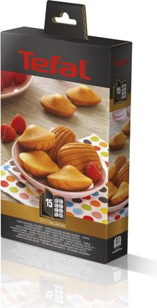 T-fal Snack Collection Teller mit Antihaftbeschichtung Mini Madeleine, Teller Schwarz