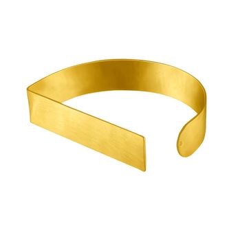 Dansk Copenhagen Tula Square Cuff Bangle - - Accessories - Damen - Gelb - ONE SIZE