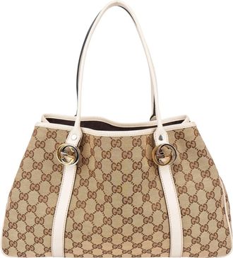 Gucci Crossbody Bags - Gucci Monogram Twin GG Handbag - Gr. unisize - in Braun - für Damen