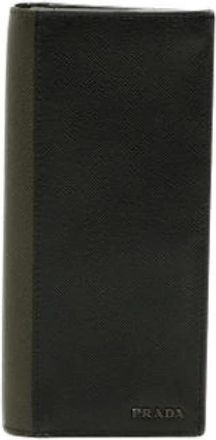 Prada Portefeuille Pre-owned - Femme - Pre-owned - Noir - Taille: ONE Size