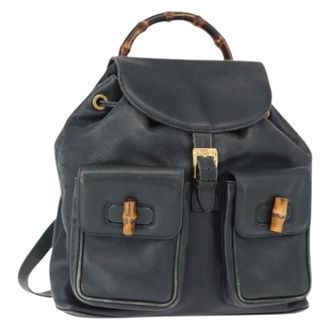 Gucci Pre-owned Vintage Rucksack - - Pre-owned - Damen - Blau - ONE SIZE