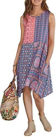 Onsoyours Robe Longue Bohème Grand Taille Robe De Plage Mini Robe Grand Taille Robe De Plage Midi Robe Longue Chic Robe Longue Fleurie Elegant A Rose XXL