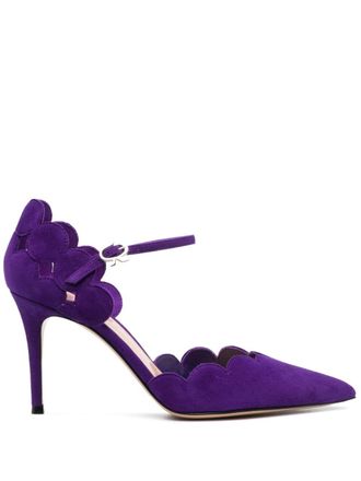 Gianvito Rossi escarpins Ariana DOrsay 85 mm - Violet