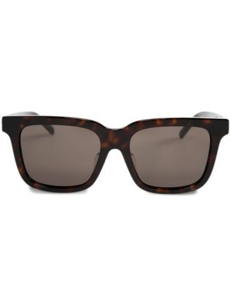 Givenchy Sonnenbrille mit eckigem Gestell - Braun