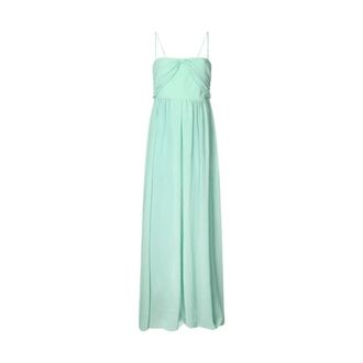 Liu Jo Langes Georgette-Kleid mit offenem R&uuml;cken - - Dresses - Damen - Gr&uuml;n - XL