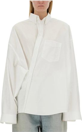 Balenciaga Damen, Blusen & Hemden, Wei&szlig;, XSGr&ouml;&szlig;e