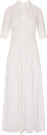 Marni Femme, Robes, Blanc, Taille: 36 FR Robe Chemise Midi
