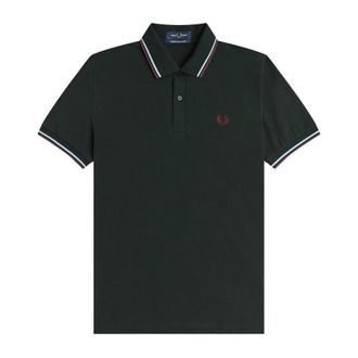 Fred Perry M12 Polo-Shirt - - Tops - Herren - Gr&uuml;n - XS