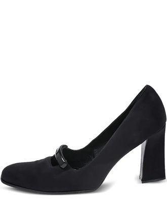 Prada escarpins à boucle 95 mm - Noir