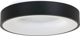 Steinhauer Deckenleuchte - Ringlede - schwarz - kunststoff - Steinhauer