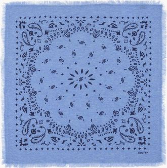 Kujten Grand bandana cachemire imprim&eacute; - Grand Bandana Hachiko