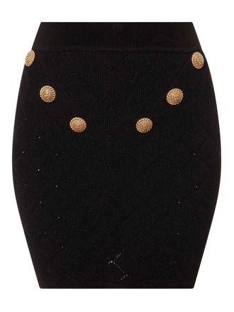 Balmain Mini Jupe - Noir