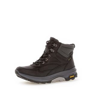 Gabor Damen Schn&uuml;rstiefeletten, Frauen Boots,Wechselfu&szlig;bett,Gore Tex,schn&uuml;rboots,&uuml;bergangsschuhe,Stiefel,Bootee,schwarz,40 EU / 6.5 UK