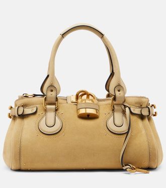Chlo&eacute; Chlo&eacute; Schultertasche Paddington aus Veloursleder