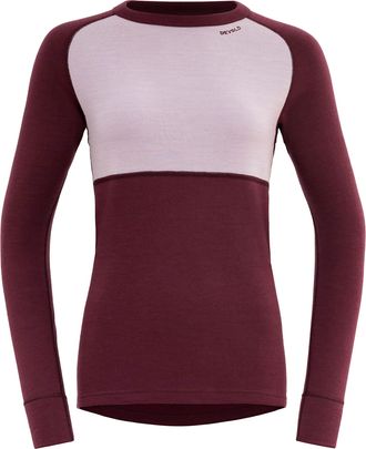 Devold Damen Expedition Merino Silk Longsleeve, Port-Orchid, L