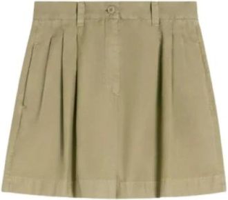 Max Mara Femme, Shorts, Vert, Taille: 34 FR Armonia Pleated Shorts