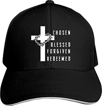 Generic Casquettes De Golf Choisi, B&eacute;ni, Pardonn&eacute;, Rachet&eacute; Classique Casquette Trucker Respirante Visiere pour P&ecirc;che Ext&eacute;rieur Sports