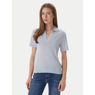 Guess Poloshirt W6GR03 Z0583 Hellblau Regular Fit