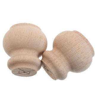 OSALADI Massive Holz Tischbeine 8X8cm 2 St&uuml;ck Naturbelassen Unlackiert Stabile M&ouml;belf&uuml;&szlig;e aus Hartholz f&uuml;r Sofa Kommode Couchtisch und TV St&auml;nder Vielseitig Ko