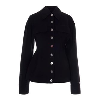 Sportmax Damen, Jacken, Schwarzk, 2XSGr&ouml;&szlig;e