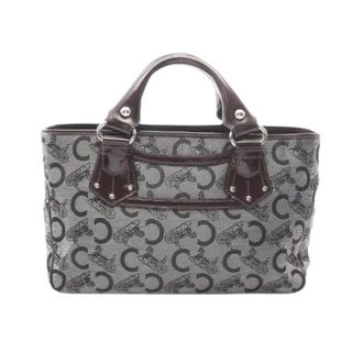 Celine Pre-owned Boogie Bag C Sulky Canvas Leather Handbag - - Pre-owned - Damen - Grau - ONE SIZE