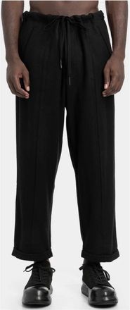 Andrea Ya'aqov Homme, Pantalons, Noir, Taille: L Pantalon en m&eacute;lange de laine brute