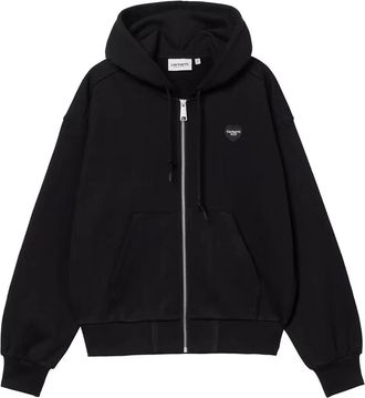 Carhartt Work in Progress Femme, Sweatshirts et sweats &agrave; capuche, Noir, Taille: 40 FR W Hooded Heart II Hartt Jacket