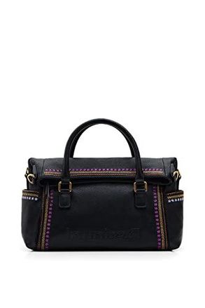 Desigual BAG_POL GREEN_LOVERTY 2.0 2000 BLACK Femme, Noir, Einheitsgröße