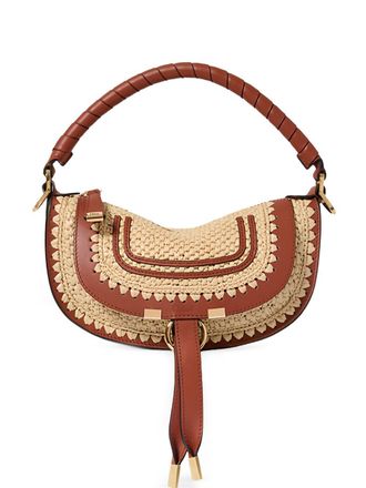 Chlo&eacute; Marcie Mini sac &agrave; bandouli&egrave;re Rafia