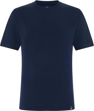Boggi Milano Homme, Tops, Bleu, Taille: S T-shirt en coton/Tencel