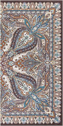 Roeckl Seidentuch Flourishing Paisley braun