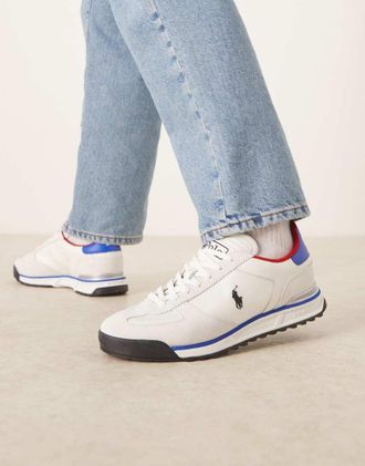 Polo Ralph Lauren Varick - Baskets en daim et nylon - Blanc