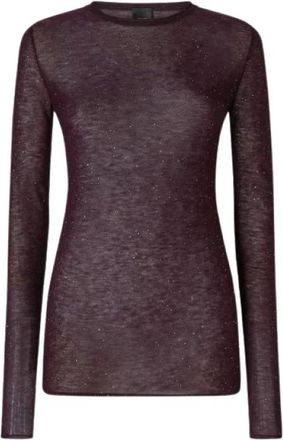 Pinko Pinko - Strickware > Lange Strickware - - Knitwear - Damen - Rot - M