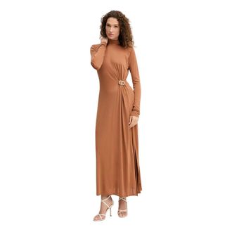 Twinset Maxi Robes - Femme - Robes - Brun - Taille: 40 FR
