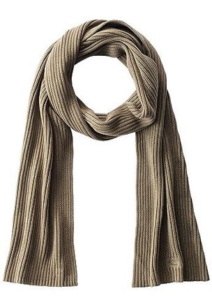 Camel Active Écharpe tricotée pour homme, vert foncé, taille unique