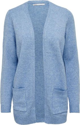 Only Female Strickjacke Cardigan, Farbe:Himmelblau, Größe:S